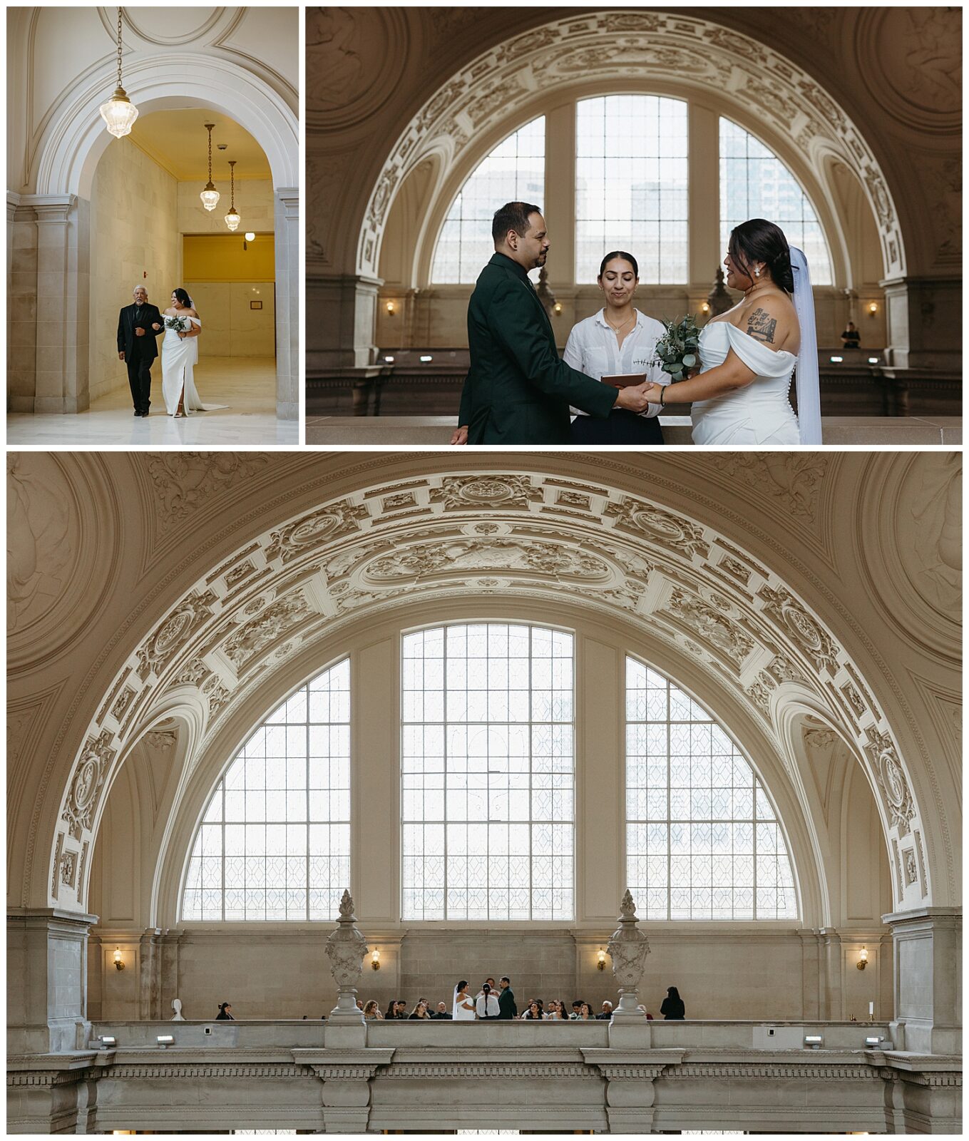 SF City Hall Fourth Floor Balcony Wedding - skylermaire.com