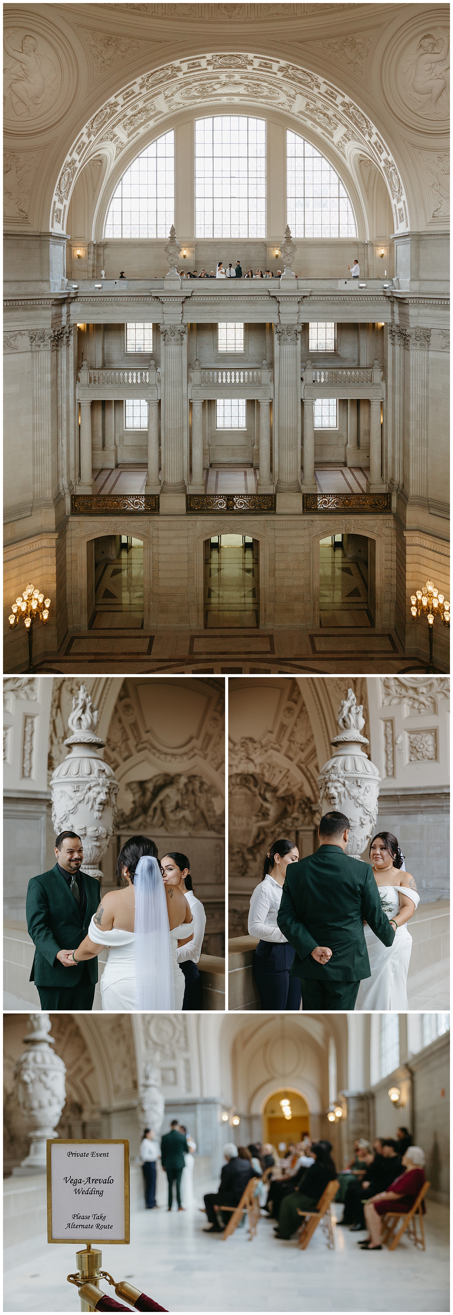 SF City Hall Fourth Floor Balcony Wedding - skylermaire.com