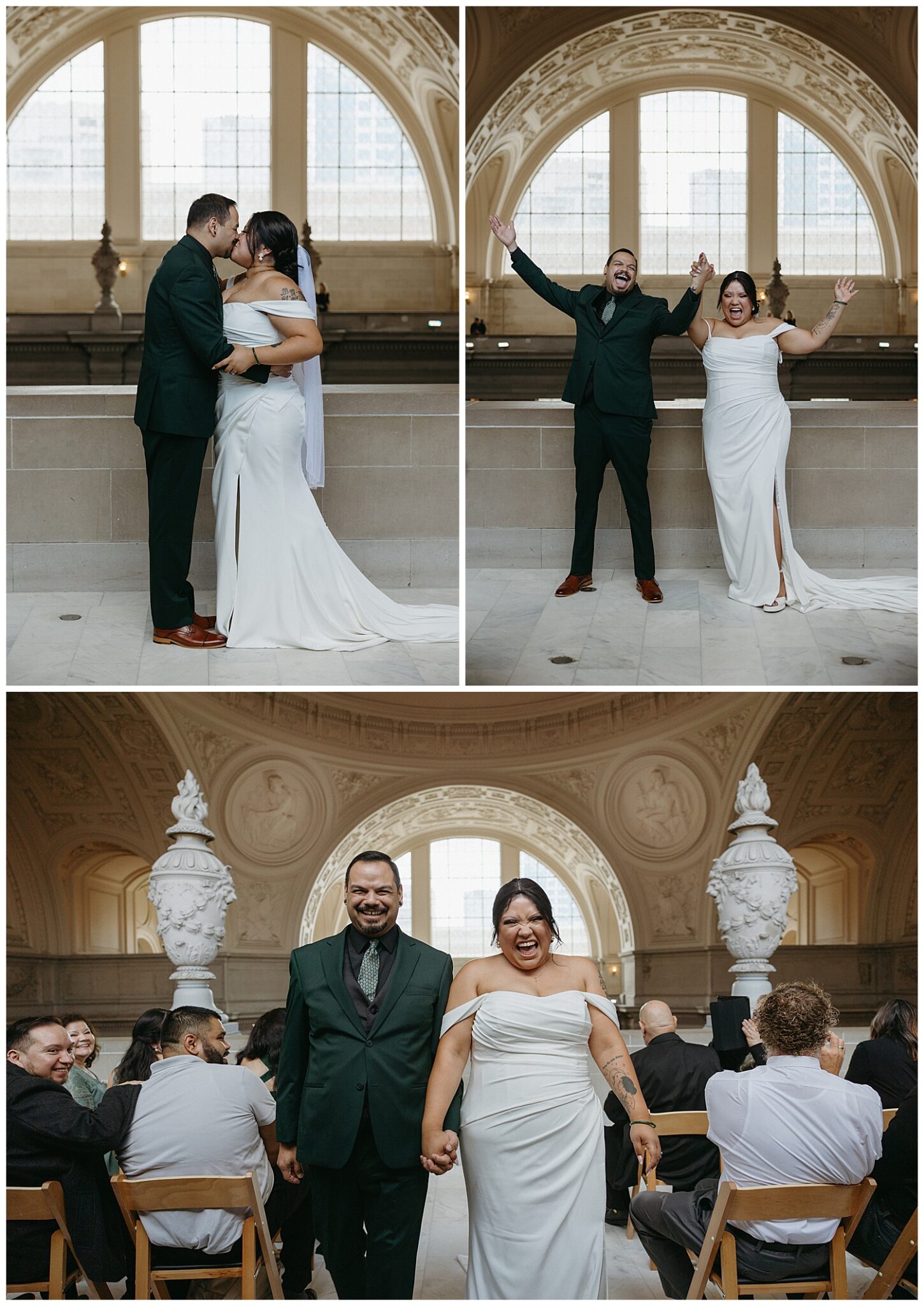 SF City Hall Fourth Floor Balcony Wedding - skylermaire.com
