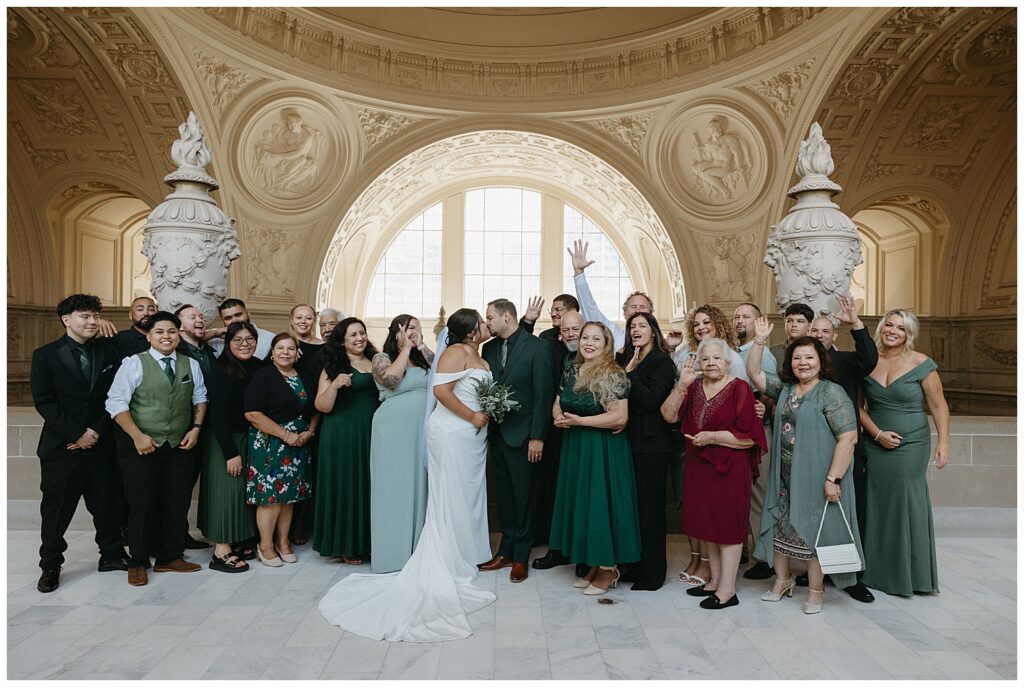 SF City Hall Fourth Floor Balcony Wedding - skylermaire.com