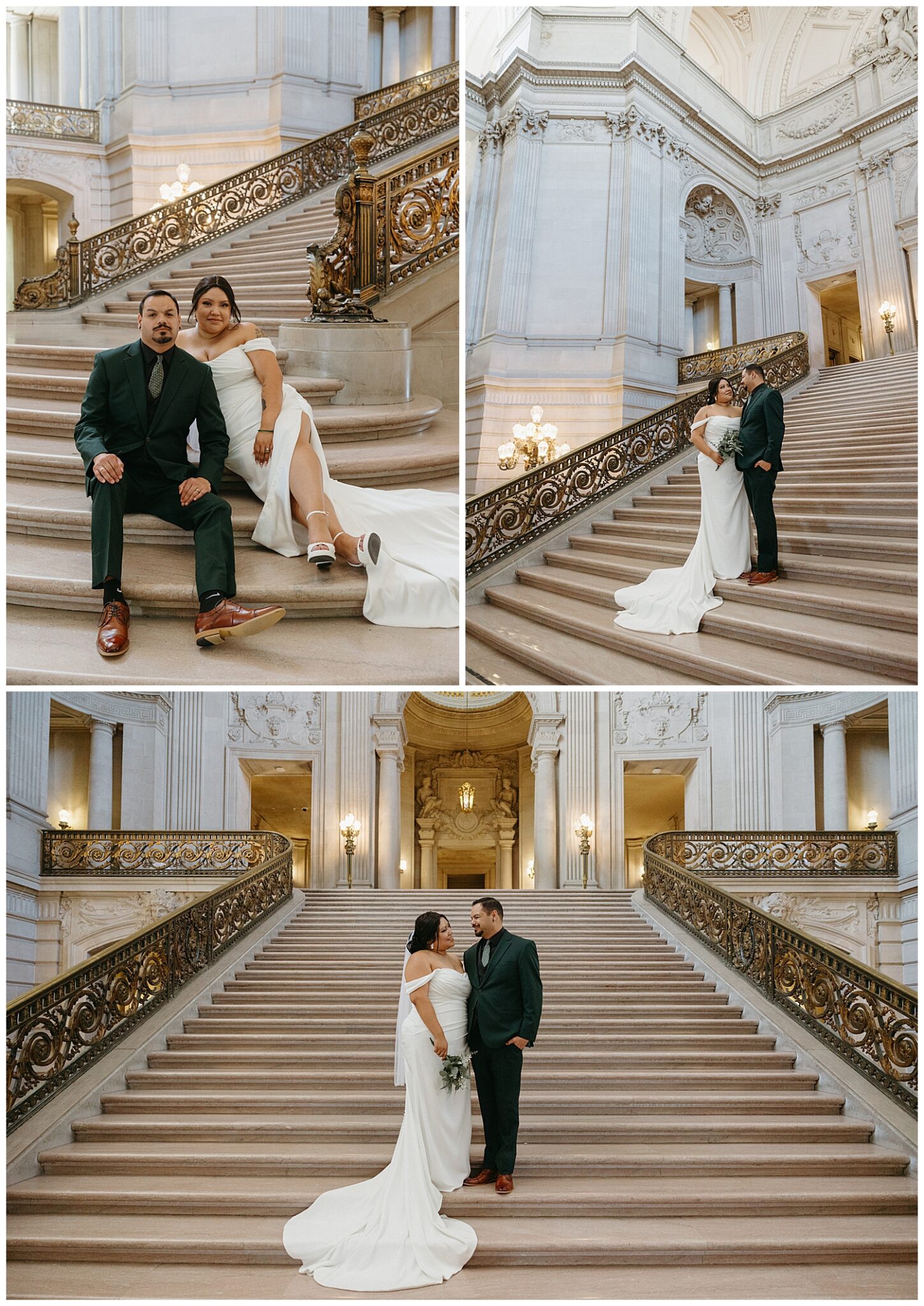 SF City Hall Fourth Floor Balcony Wedding - skylermaire.com