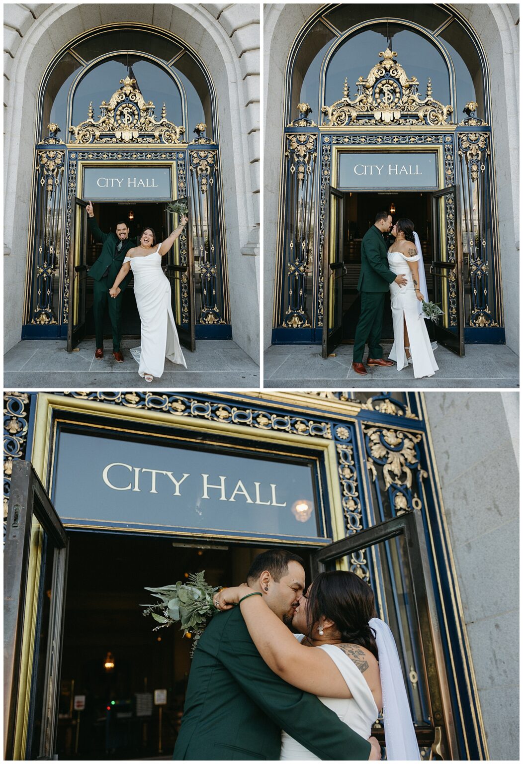 SF City Hall Fourth Floor Balcony Wedding - skylermaire.com